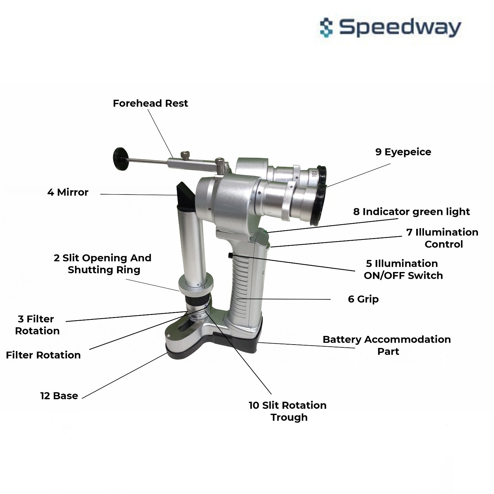 Portable Slit Lamp Model SD-PS018 – Eye Instruments India
